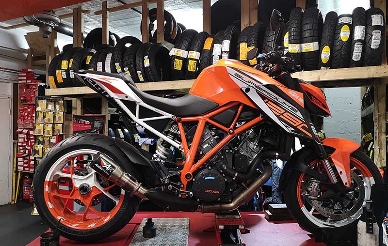KTM Motorcycle Servicing in London - Two Tyres