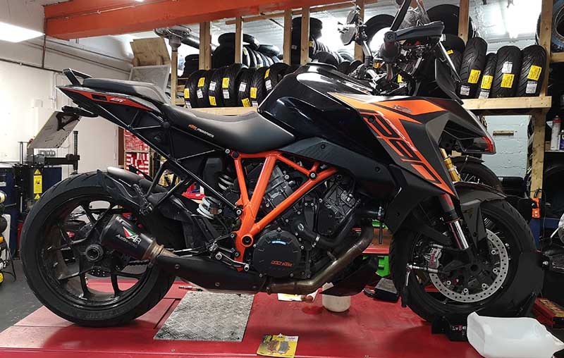 KTM Motorcycle Servicing in London - Two Tyres