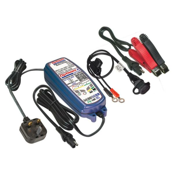 OptiMate 2 0.8A Battery Charger (SAE) - FAST UK DELIVERY