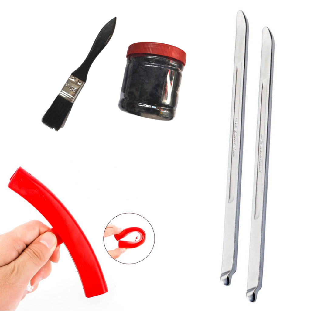 Motorcycle Tyre Changing Kit - Two Tyres - Discount motorcycle tyres